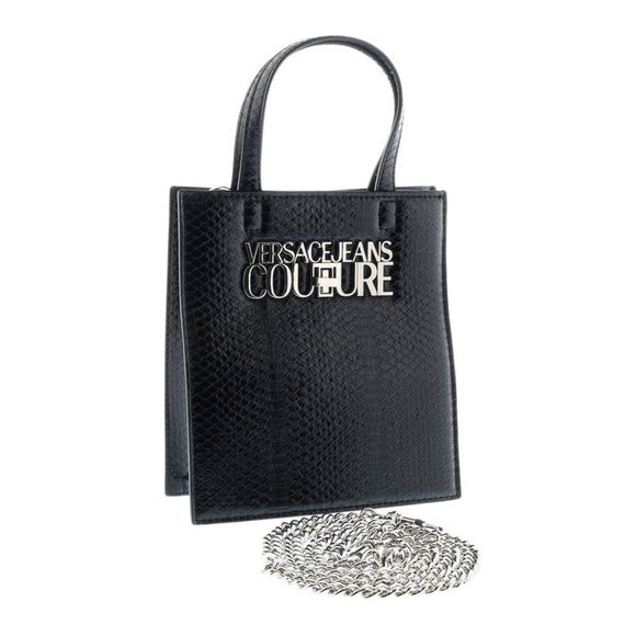 Versace Jeans Collection | Bags | Versacejeans Couture Black Snake Skin ...